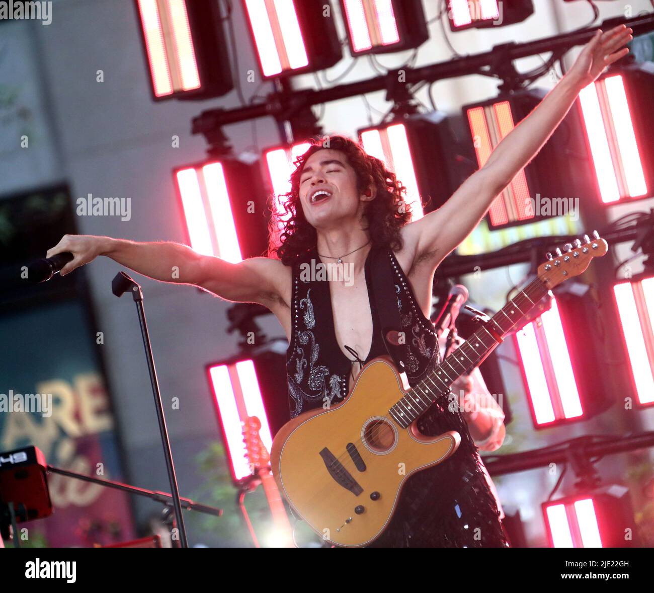 June 24, 2022, New York, New York, USA: Singer CONAN GRAY performs on ...