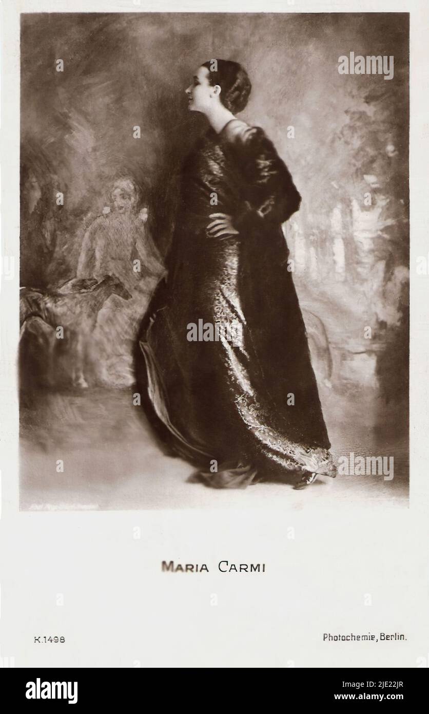 Portrait of Maria Carmi 001 - Italian silent movie era Stock Photo - Alamy