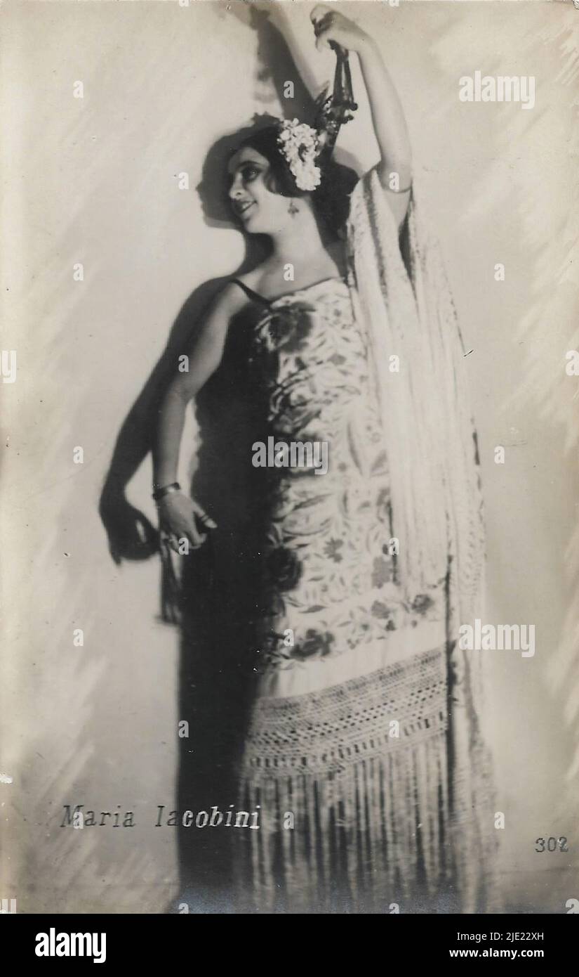 Portrait of Maria Jacobini in Amore rosso 002 - Italian silent cinema ...