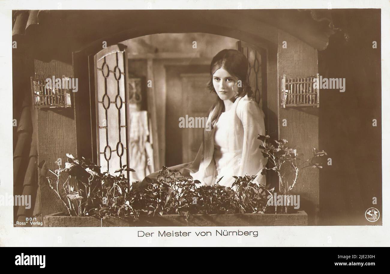 Portrait of Maria Solveg in Der Meister von Nürnberg (1927) - German ...