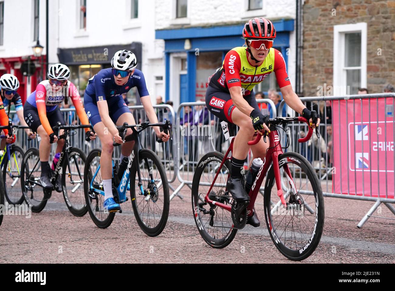 Cams-BassoÕs Sammie Stuart leads the WomenÕs Circuit race during the ...
