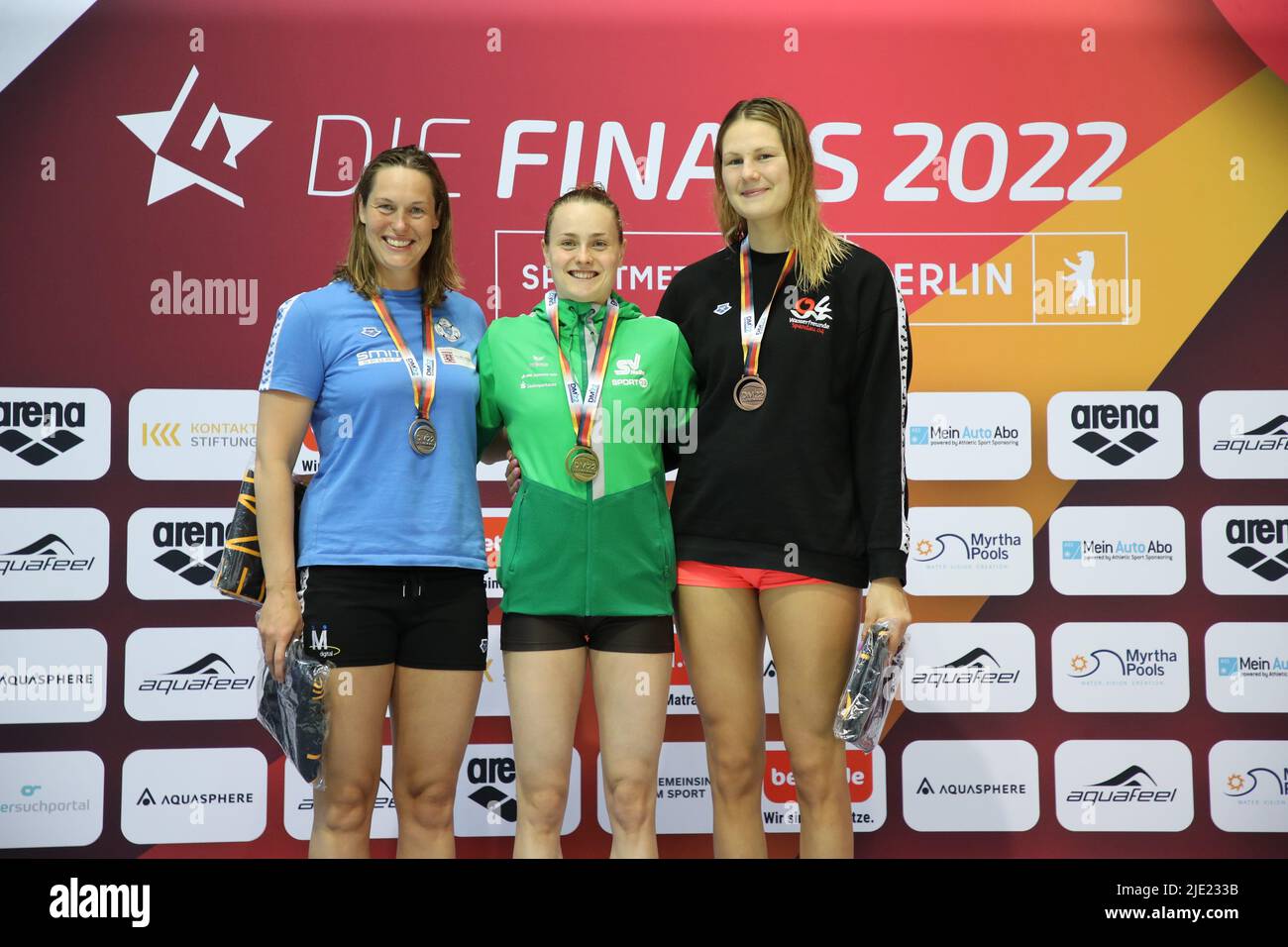 Berlin, Germany. 24th June, 2022. Swimming: German championship ...