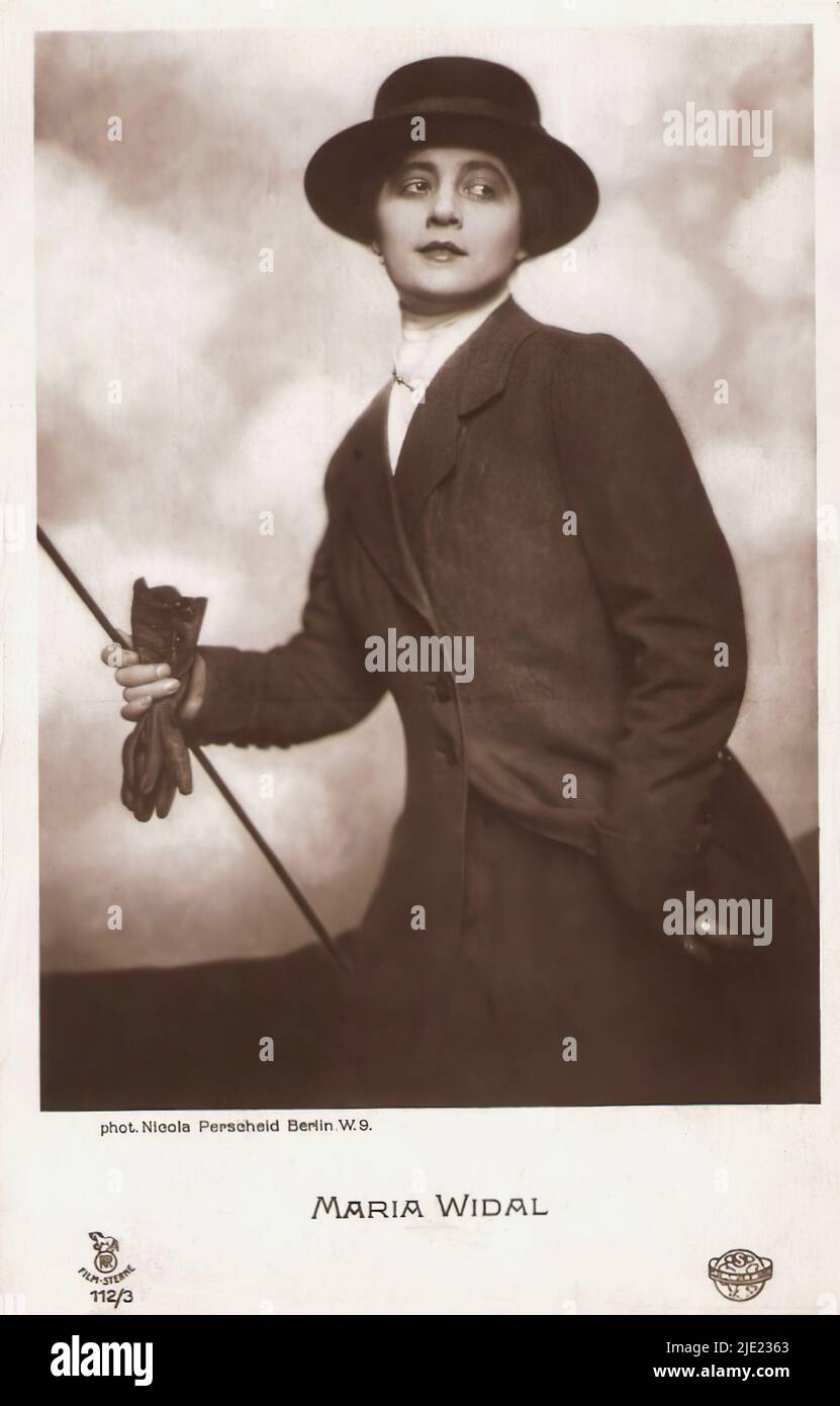 Portrait of Maria Widal 003 - German weimar era cinema (1918 - 1935 ...