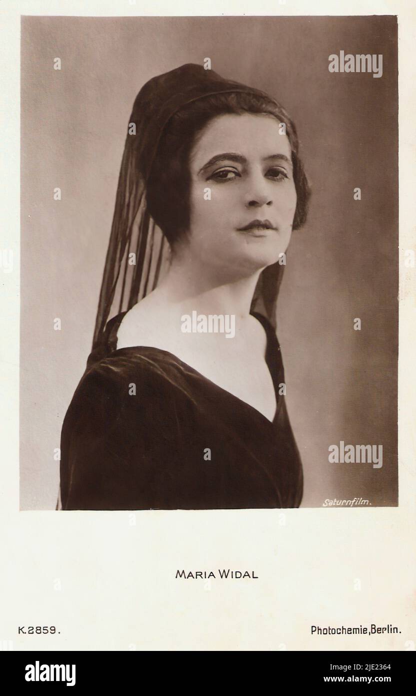 Portrait of Maria Widal 001 - German weimar era cinema (1918 - 1935 ...