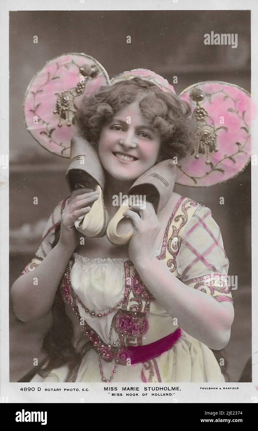 Portrait of Marie Studholme in Miss Hook of Holland - British stage ...