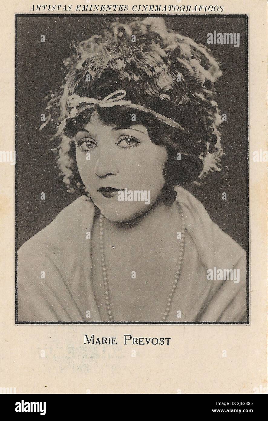 Portrait of Marie Prevost, - Hollywood silent movie actress Stock Photo - Alamy