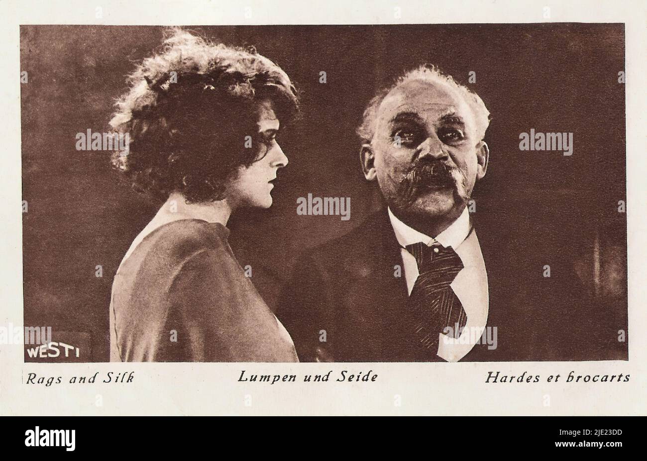 Portrait of Mary Kid and Ferdinand Bonn in Lumpen und Seide (1925 ...