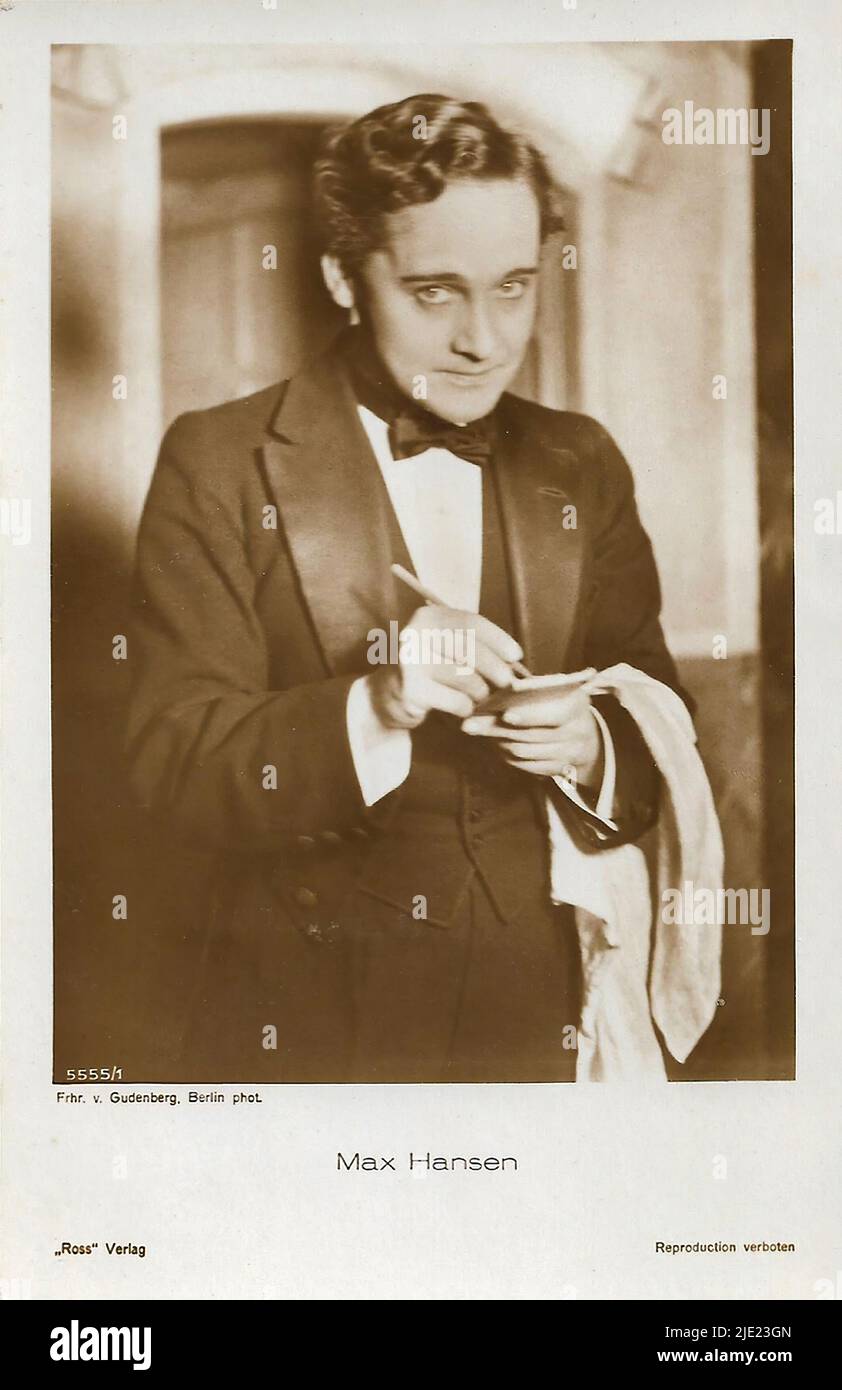 Max hansen hi-res stock photography and images - Alamy