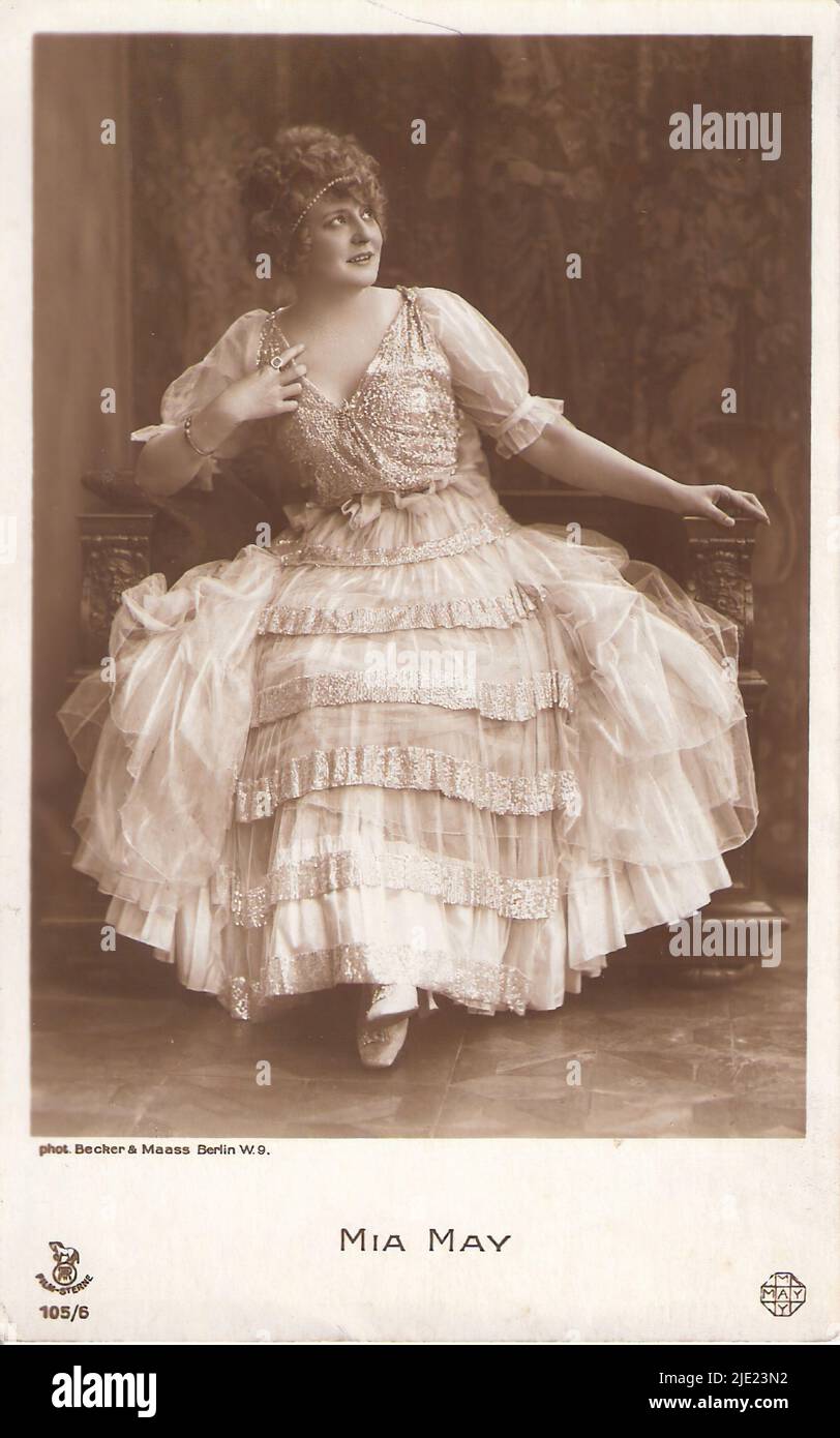 Portrait of Mia May - German weimar era cinema (1918 - 1935 Stock Photo - Alamy