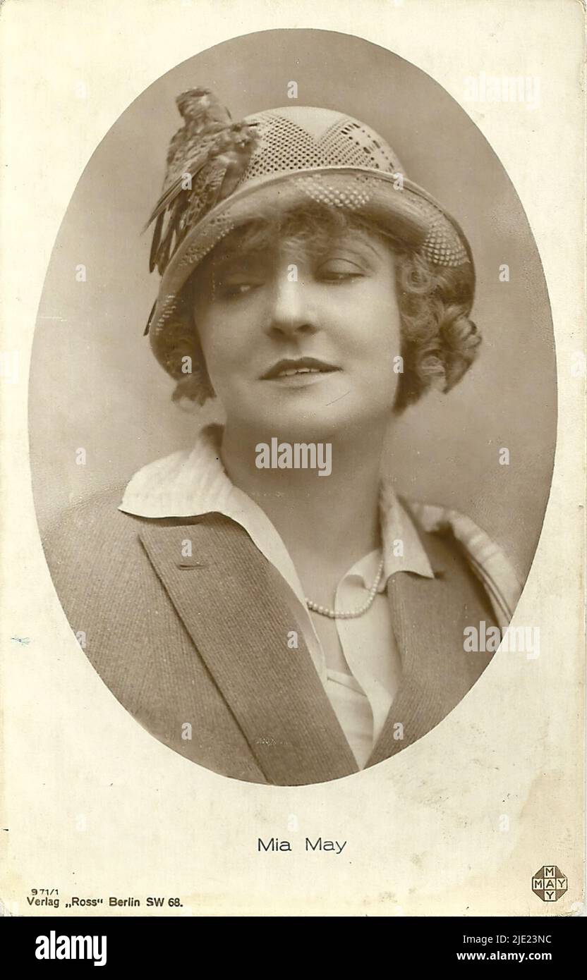 Portrait of Mia May 007 - German weimar era cinema (1918 - 1935 Stock Photo - Alamy