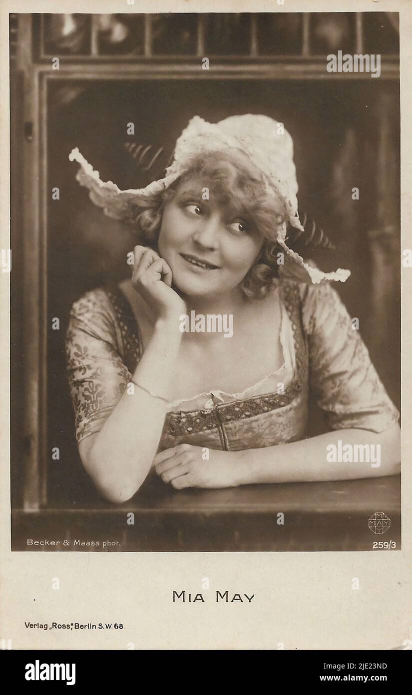 Portrait of Mia May 013 - German weimar era cinema (1918 - 1935 Stock Photo - Alamy