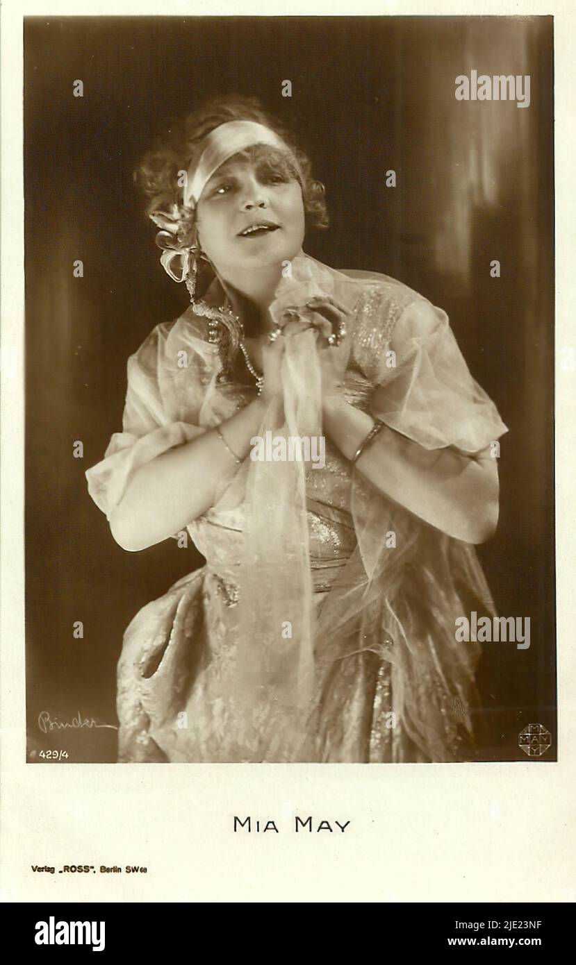 Portrait of Mia May 006 - German weimar era cinema (1918 - 1935 Stock Photo - Alamy
