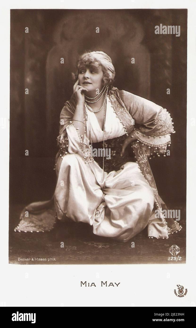 Portrait of Mia May 010 - German weimar era cinema (1918 - 1935 Stock Photo - Alamy