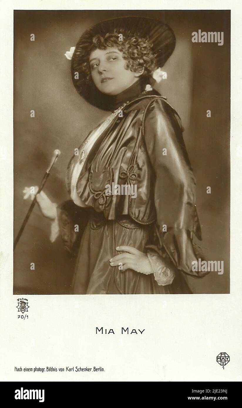 Portrait of Mia May 009 - German weimar era cinema (1918 - 1935 Stock Photo - Alamy