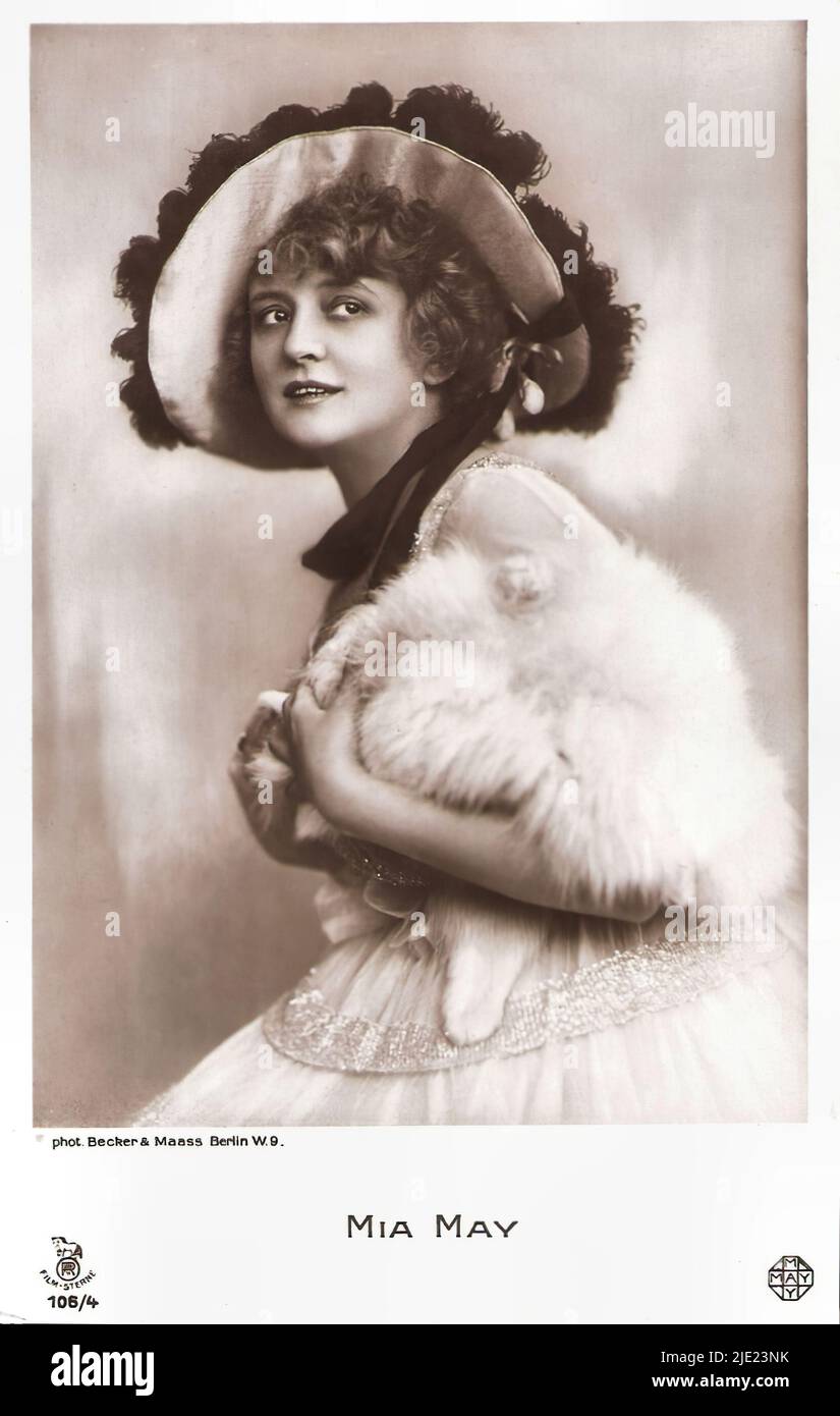 Portrait of Mia May 011 - German weimar era cinema (1918 - 1935 Stock Photo - Alamy
