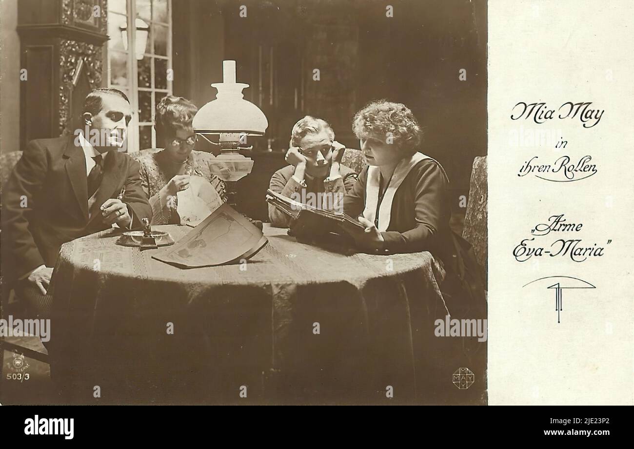 Portrait of Mia May in Arme Eva Maria - German weimar era cinema (1918 - 1935 Stock Photo - Alamy