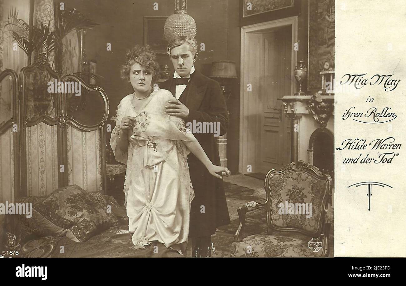 Portrait of Mia May in Hilde Warren und der Tod (1917) - German weimar era cinema (1918 - 1935 ...