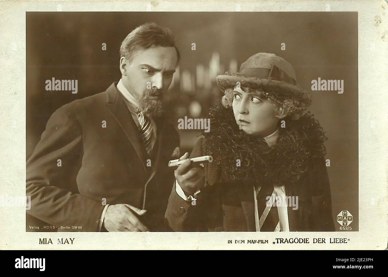 Portrait of Mia May in Tragödie der Liebe - German weimar era cinema (1918 - 1935 Stock Photo ...