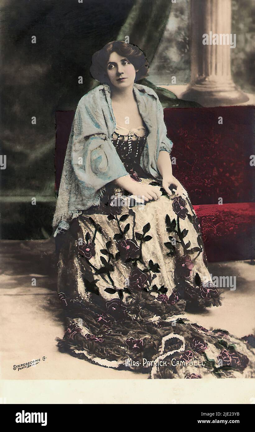Portrait of Mrs. Patrick Campbell 002 - British stage star of the ...
