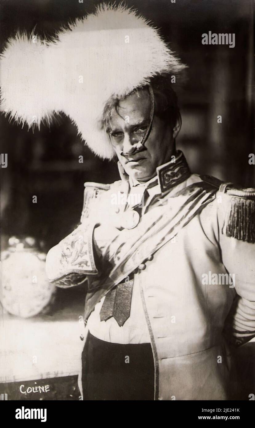 Portrait of Nicolas Koline 001 - French silent cinema era Stock Photo ...