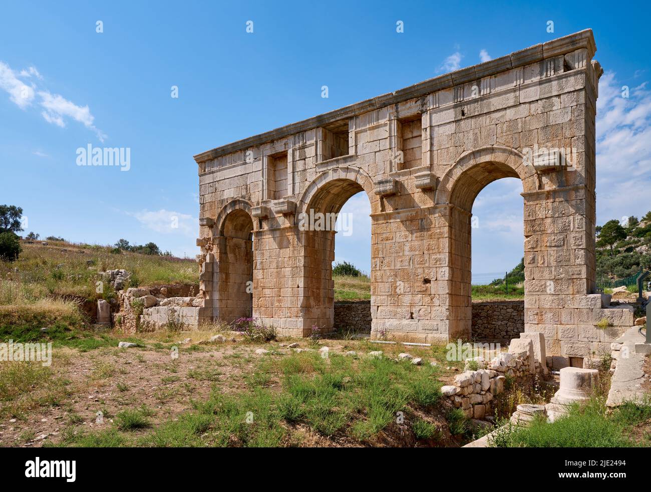 Arch of Mettius Modestus Governor of Lycia around 100 AD, Remains of ...