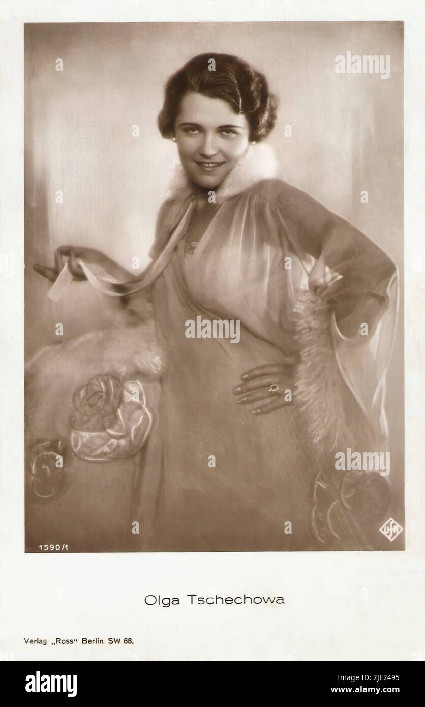 Portrait of Olga Tschechova - German weimar era cinema (1918 - 1935 ...