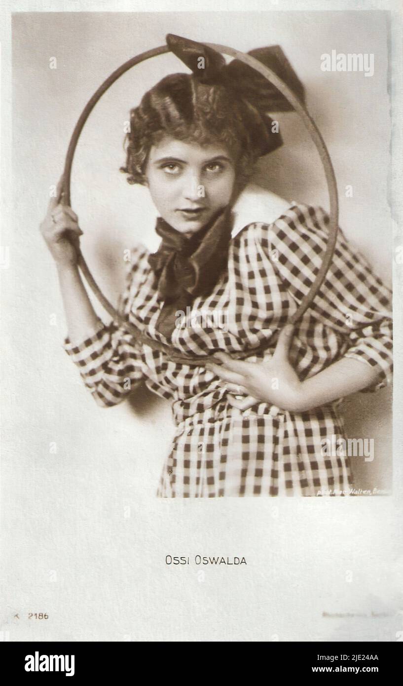Portrait of Ossi Oswalda - German weimar era cinema (1918 - 1935 Stock Photo - Alamy