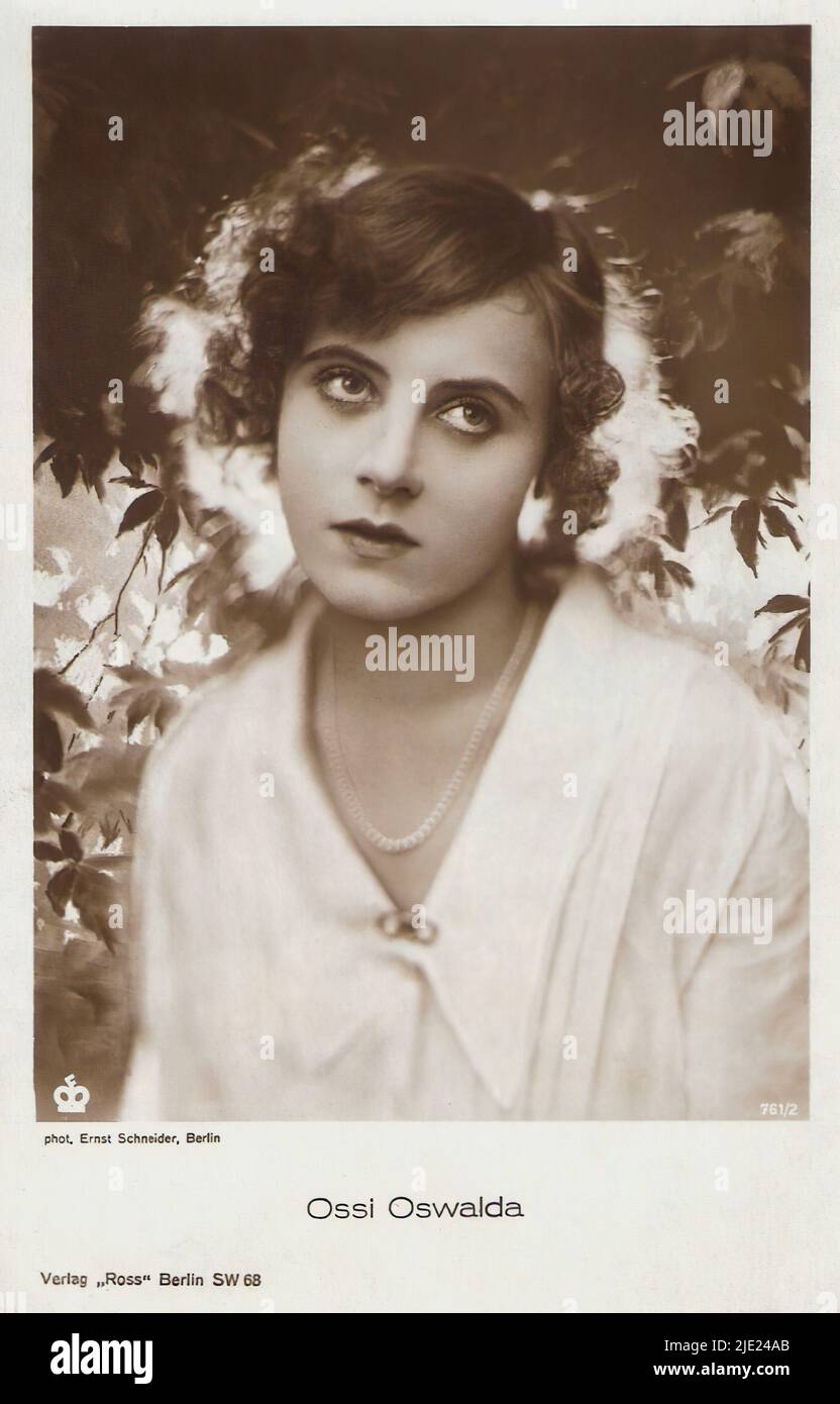 Portrait of Ossi Oswalda 004 - German weimar era cinema (1918 - 1935 Stock Photo - Alamy