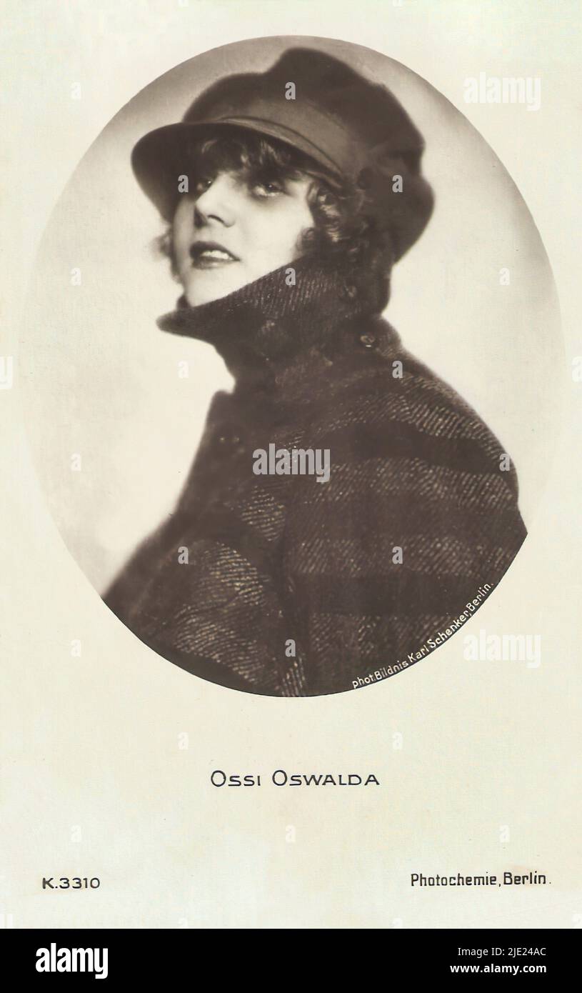 Portrait of Ossi Oswalda 003 - German weimar era cinema (1918 - 1935 Stock Photo - Alamy
