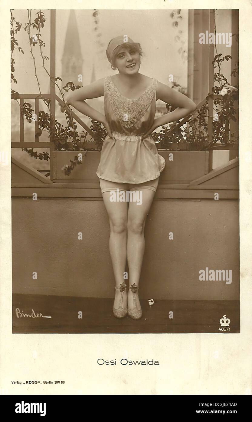 Portrait of Ossi Oswalda 007 - German weimar era cinema (1918 - 1935 Stock Photo - Alamy