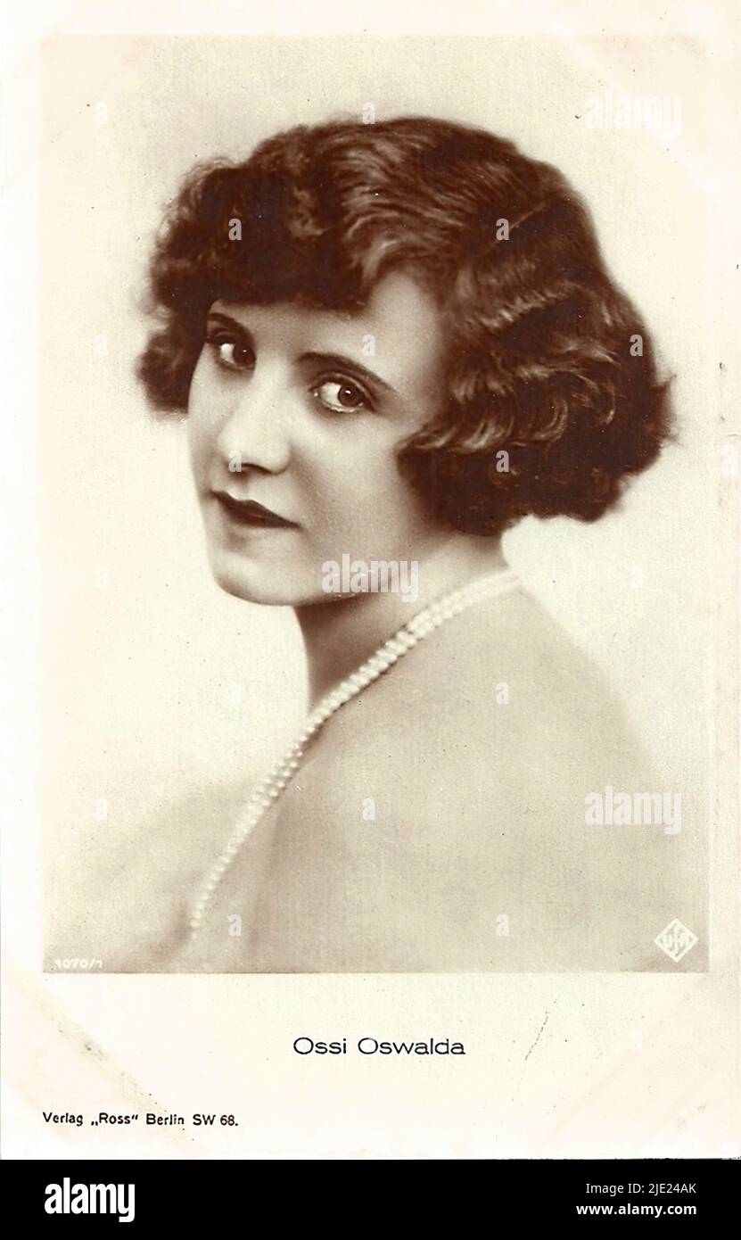 Portrait of Ossi Oswalda 009 - German weimar era cinema (1918 - 1935 Stock Photo - Alamy