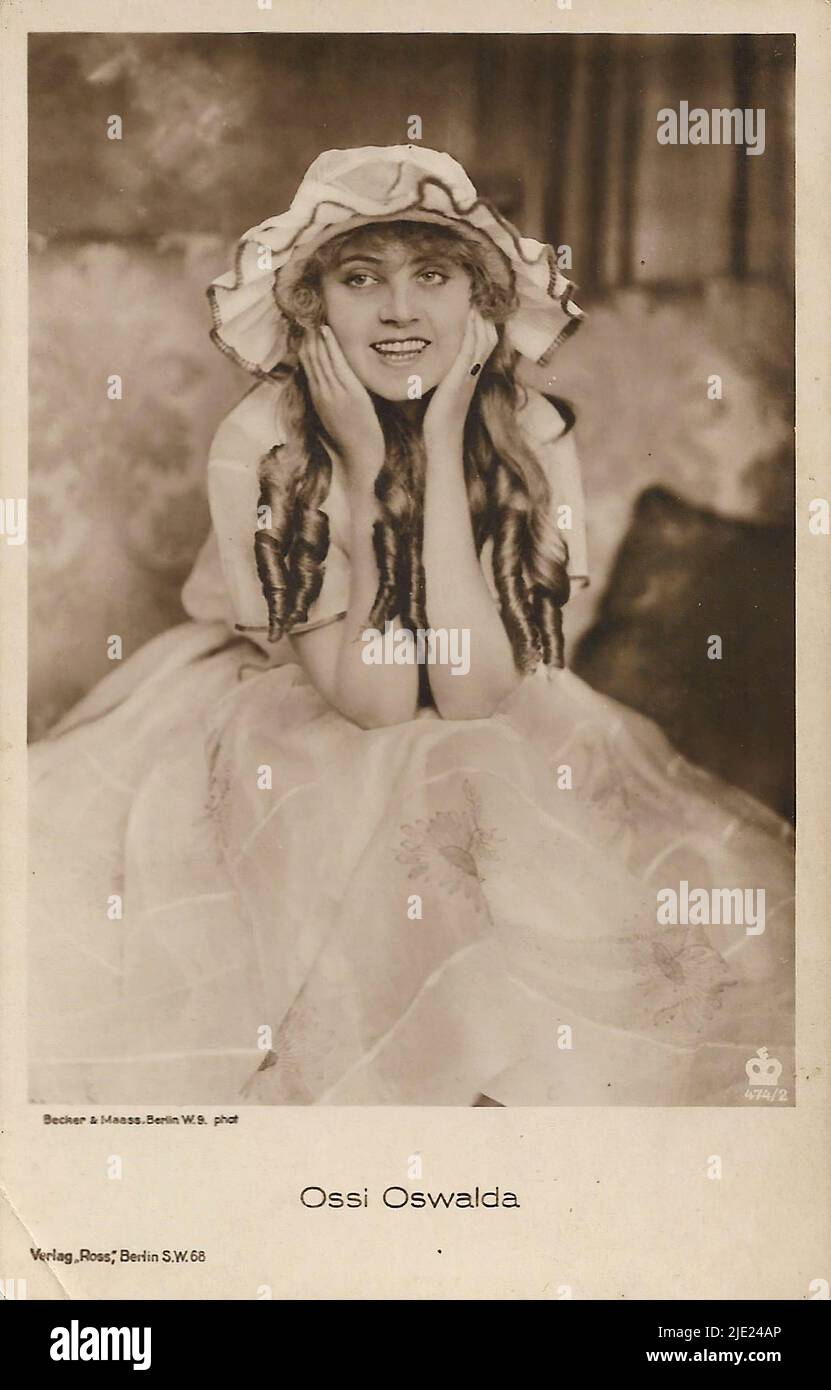 Portrait of Ossi Oswalda 006 - German weimar era cinema (1918 - 1935 Stock Photo - Alamy
