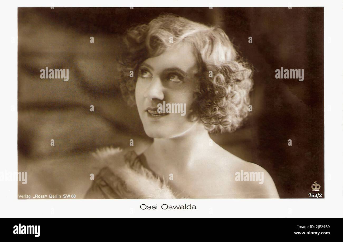 Portrait of Ossi Oswalda 002 - German weimar era cinema (1918 - 1935 Stock Photo - Alamy