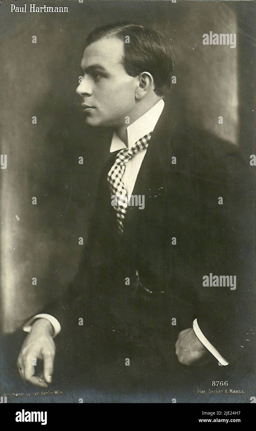 Portrait of Paul Hartmann 001 - German weimar era cinema (1918 - 1935 ...