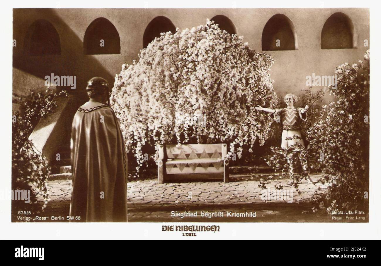 Portrait of Paul Richter in Die Nibelungen Siegfried (1924) - German ...