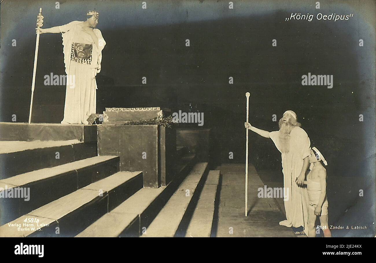 Portrait of Paul Wegener in König Oedipus (1910) - German weimar era ...