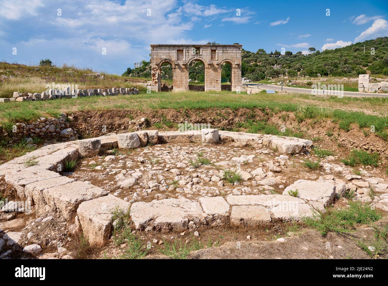 Arch of Mettius Modestus Governor of Lycia around 100 AD, Remains of ...