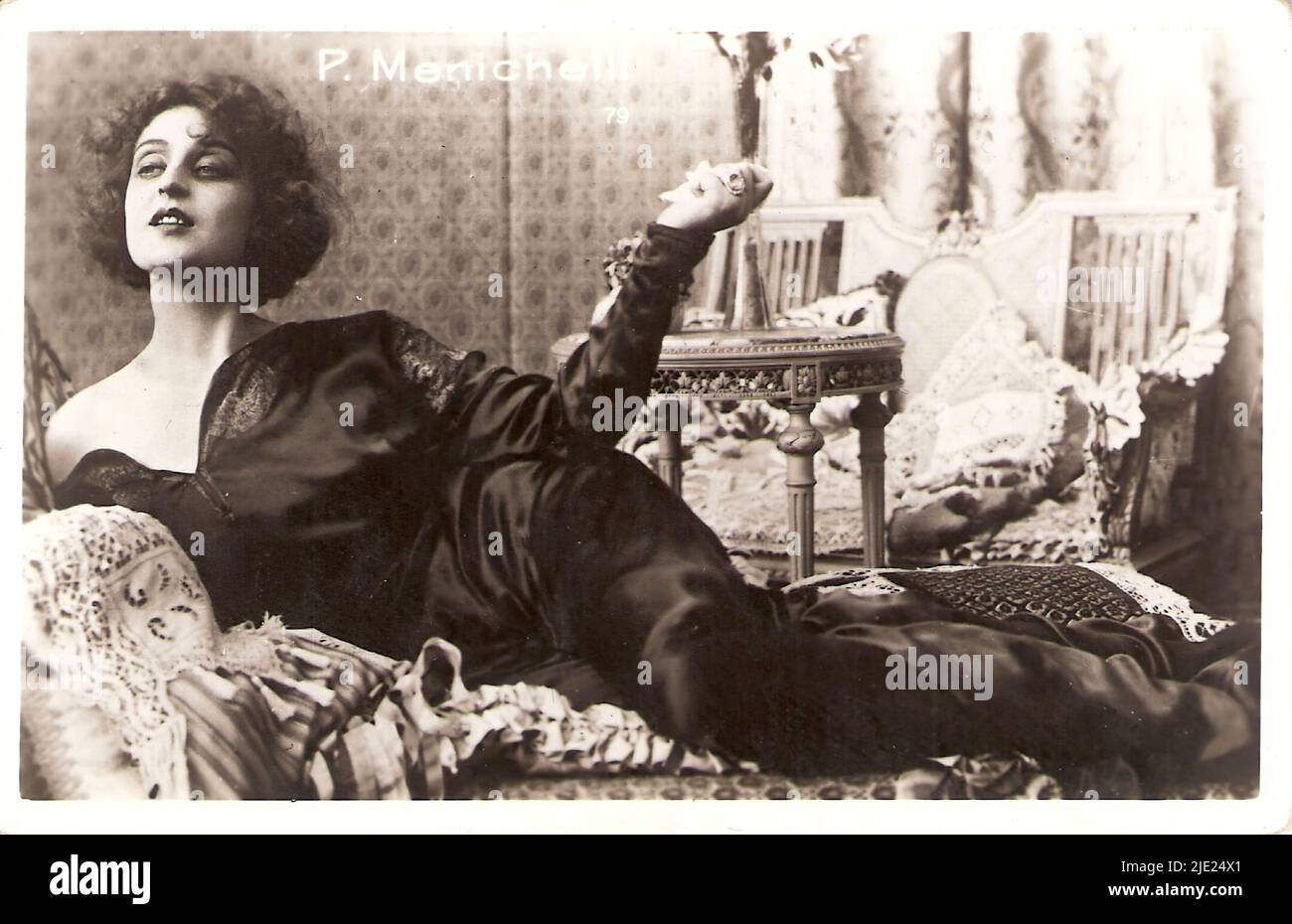 Portrait of Pina Menichelli 002 - Italian silent cinema era actress ...