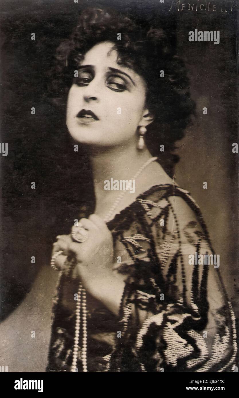 Portrait of Pina Menichelli 004 - Italian silent cinema era actress ...