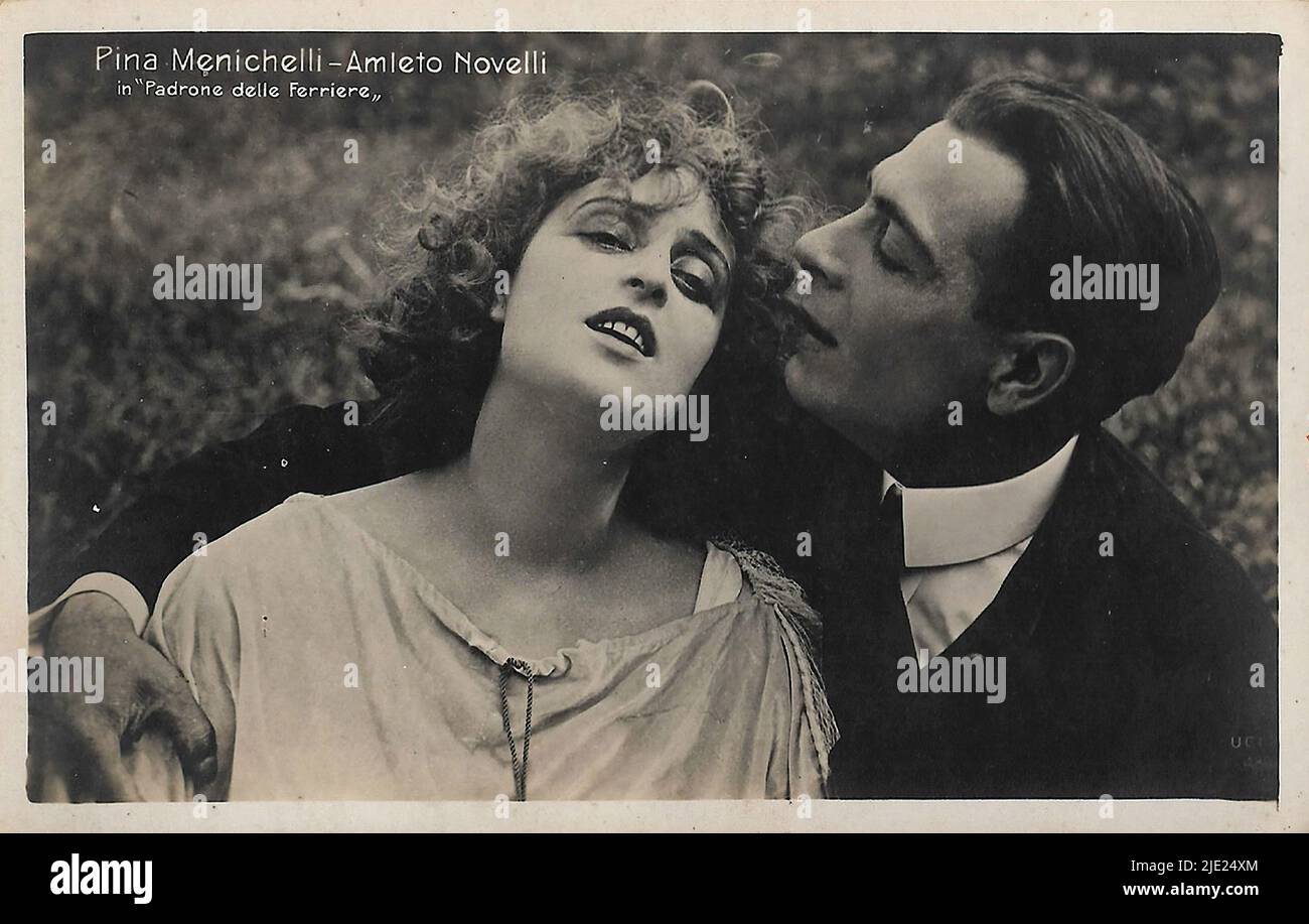 Portrait of Pina Menichelli and Amleto Novelli in Il padrone delle ...