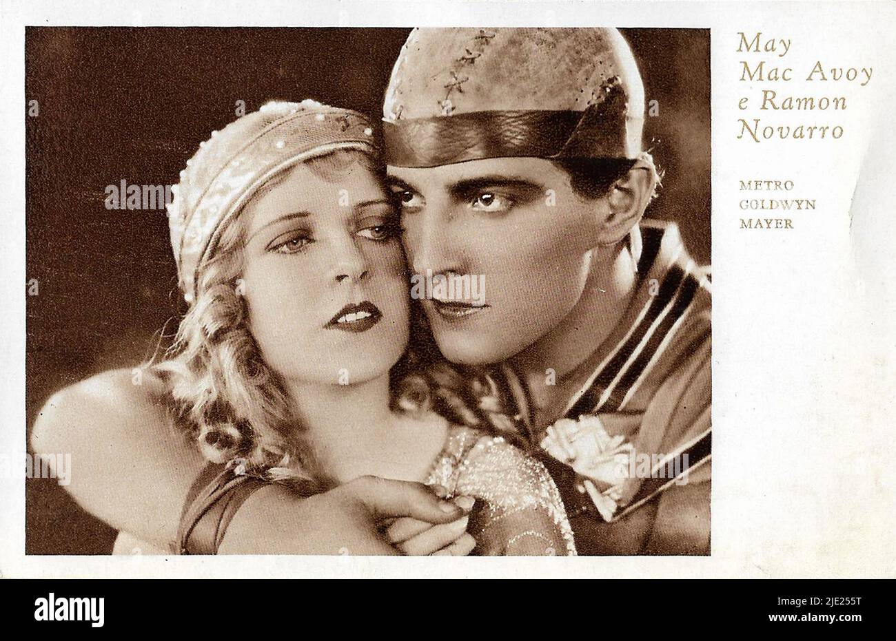 Portrait of Ramon Novarro and May McAvoy in Ben-Hur (1925) - Hollywood ...