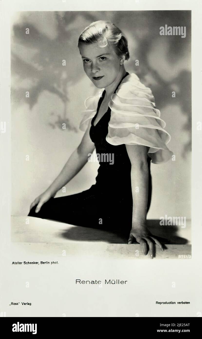 Portrait of Renate Müller 002 - German weimar era cinema (1918 - 1935 ...