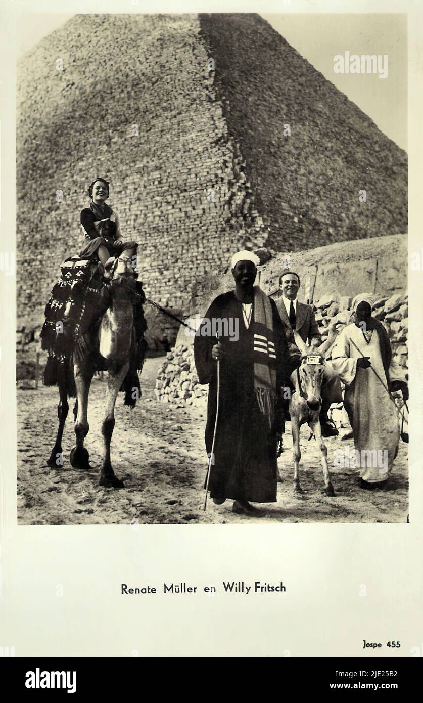 Portrait of Renate Müller and Willy Fritsch - German weimar era cinema ...