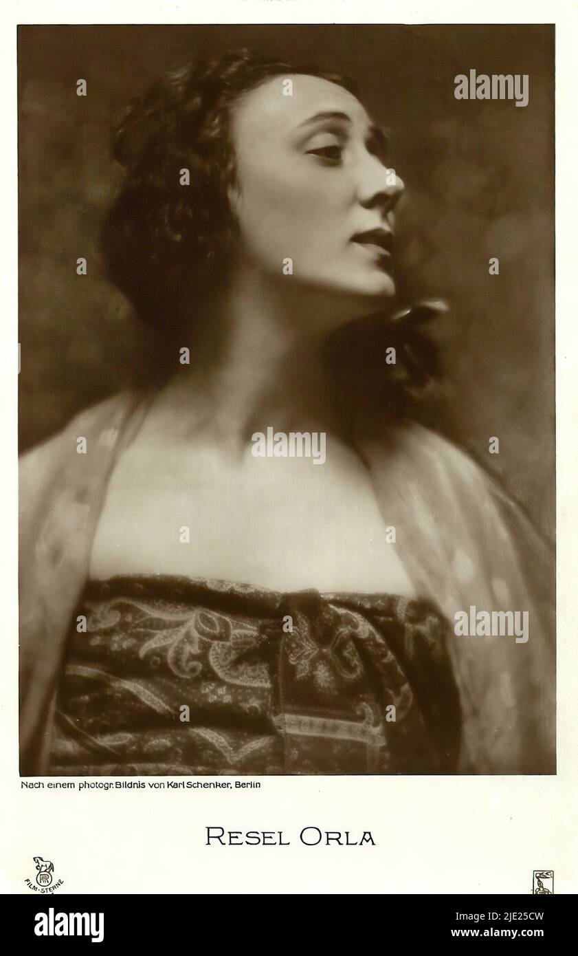 Portrait of Ressel Orla - German wihelminian era cinema (1895 - 1918 ...