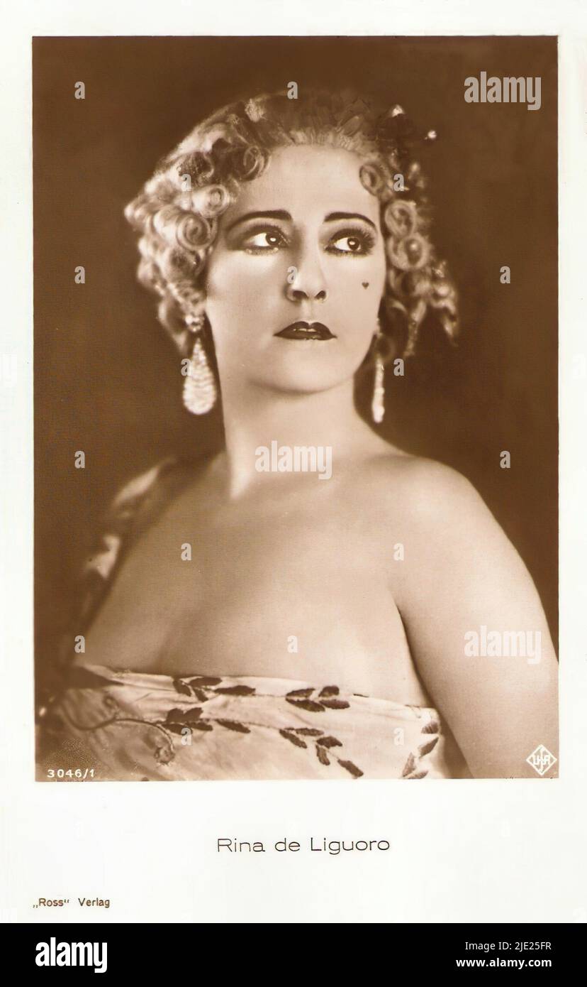 Portrait of Rina de Liguoro 003 - Italian silent cinema era actress ...