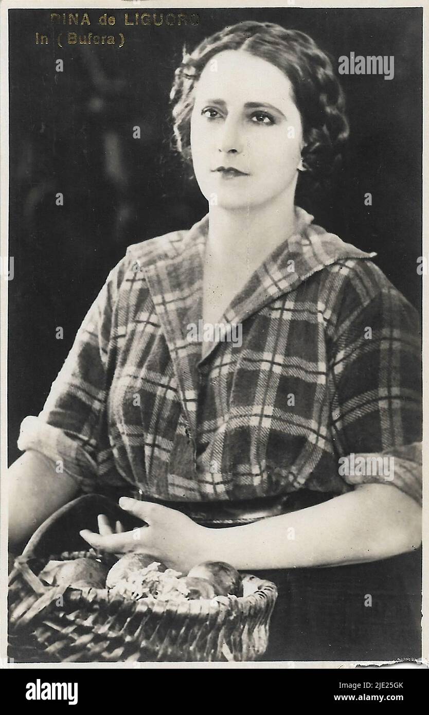 Portrait of Rina de Liguoro in Bufera 004 - Italian silent cinema era ...