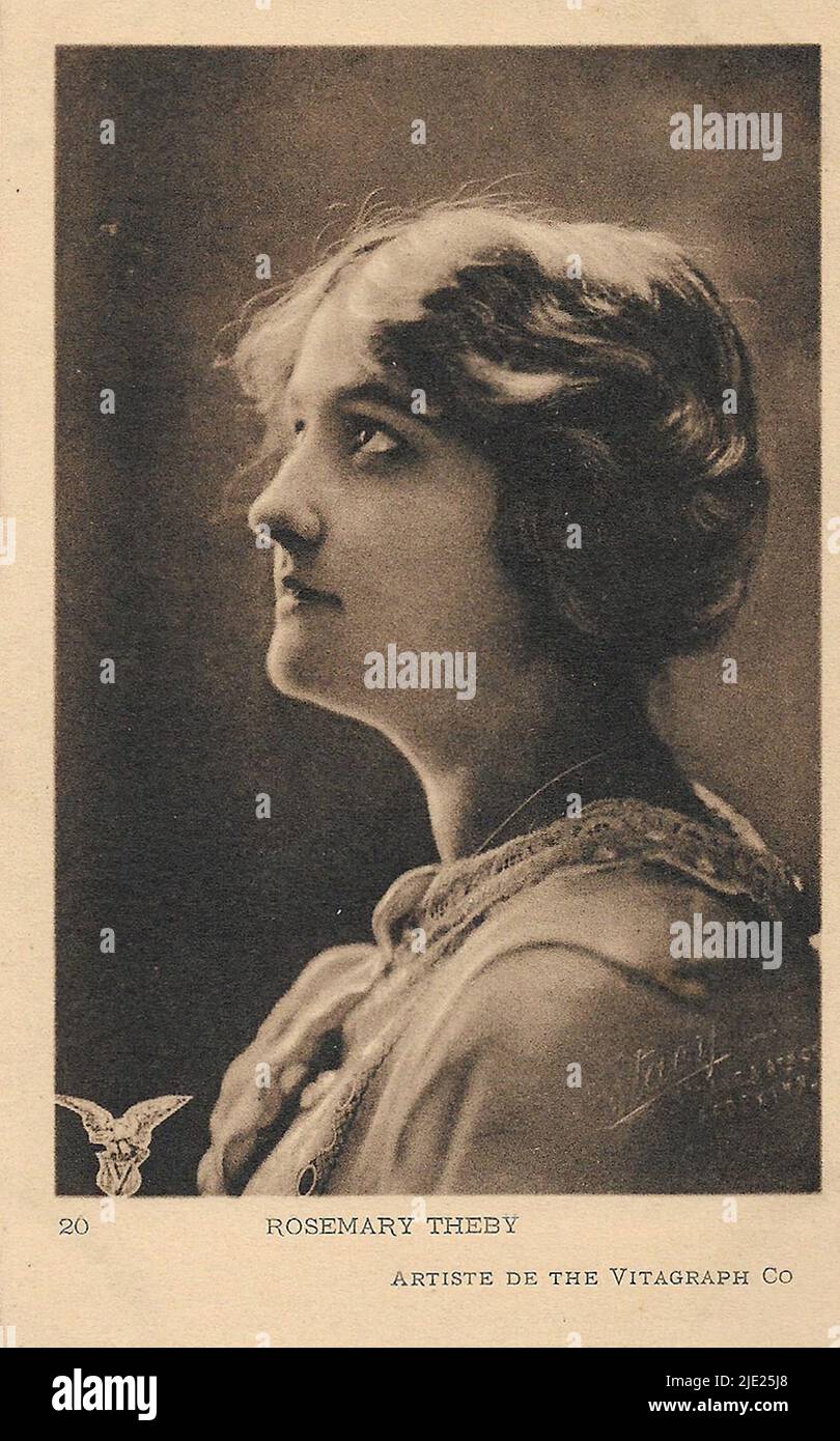 Portrait of Rosemary Theby - American cinema before Hollywood era Stock ...