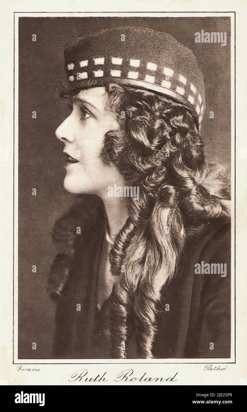 Portrait of Ruth Roland - American cinema before Hollywood era Stock ...