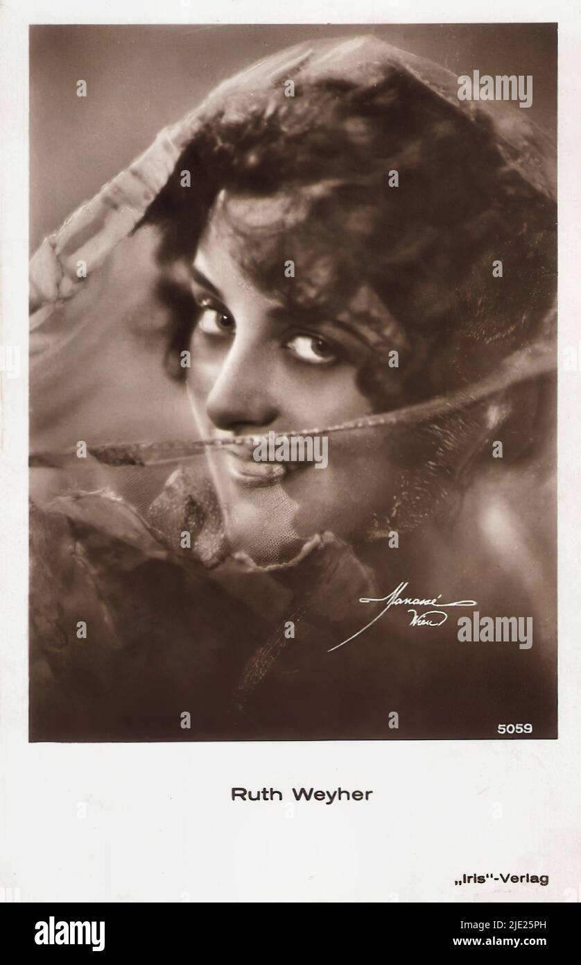 Portrait of Ruth Weyher 003 - German weimar era cinema (1918 - 1935 Stock Photo - Alamy