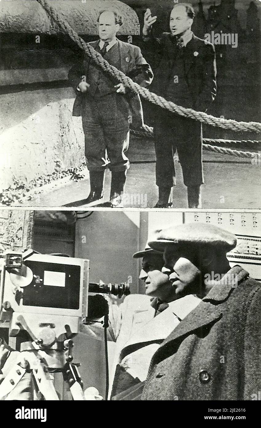 Portrait of Sergei Eisenstein and Michail Romm Stock Photo - Alamy